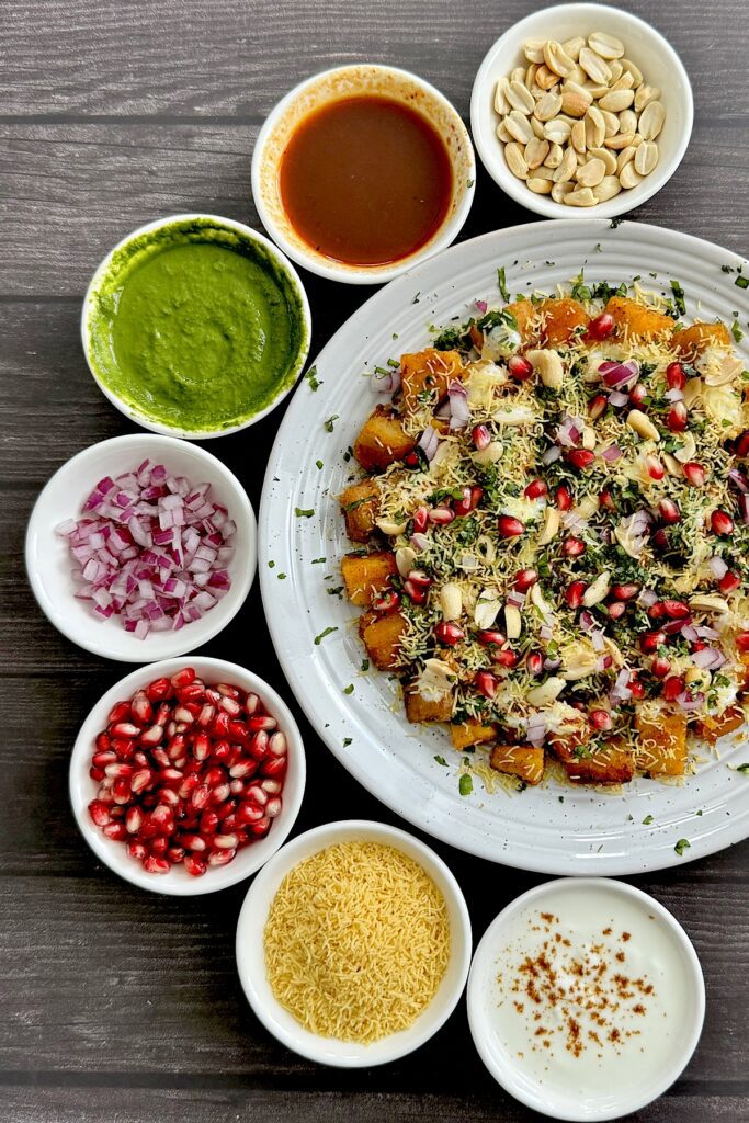 Sweet Potato Chaat | Shakarkandi Chaat - Cook With Di